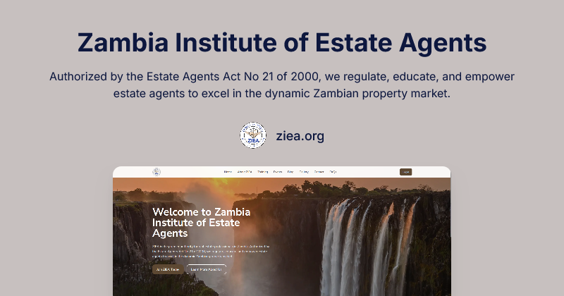 ZIEA - Zambia Institute of Estate Agents